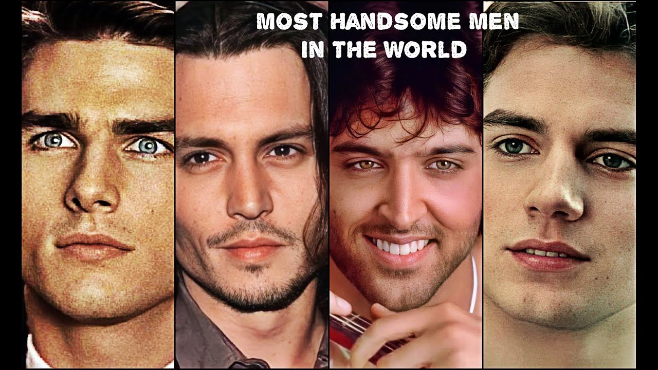Most Handsome Men In The World according to science and popularity ||  A List of Global Charisma