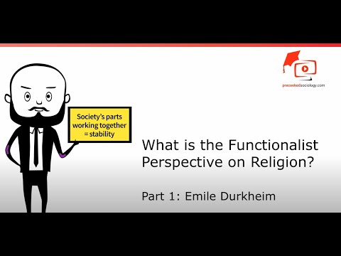 What is the Functionalist Perspective on Religion? Emile Durkheim - A-Level Sociology
