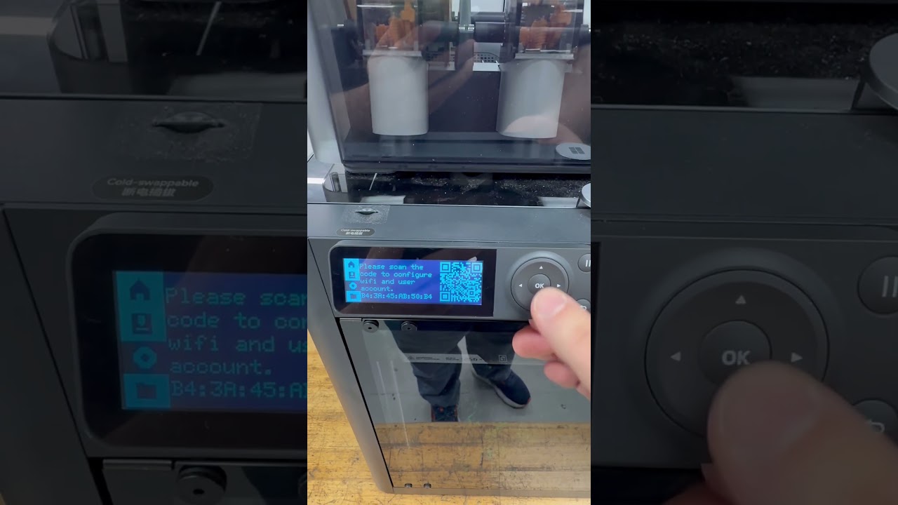 How to find the MAC address to connect a #Bambu P1S 3D printer to WiFi.