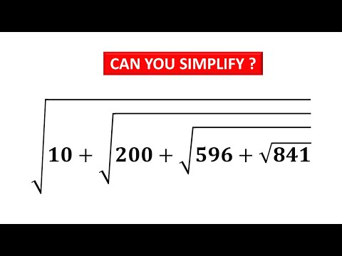 A problem on square root that you should solve || โ(๐๐+โ(๐๐๐+โ(๐๐๐+โ๐๐๐) ) ) = ?