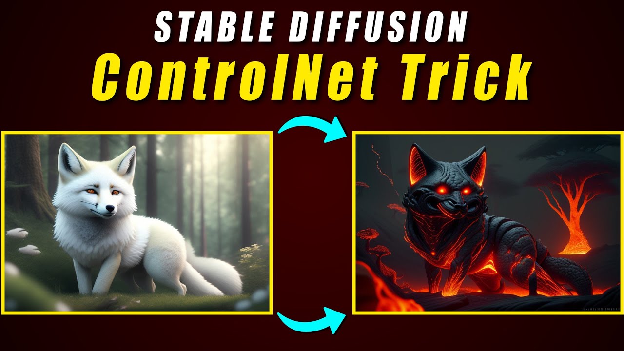 Stable Diffusion ControlNet Trick | Merging Image Trick | Controlnet Extension #stablediffusion