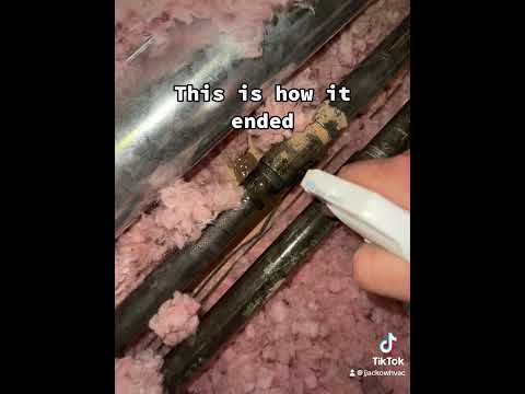 Chasing a gas leak #diy #hvac #plumbing #hvaclove #hvaccontractor # #hvacparts #plumber