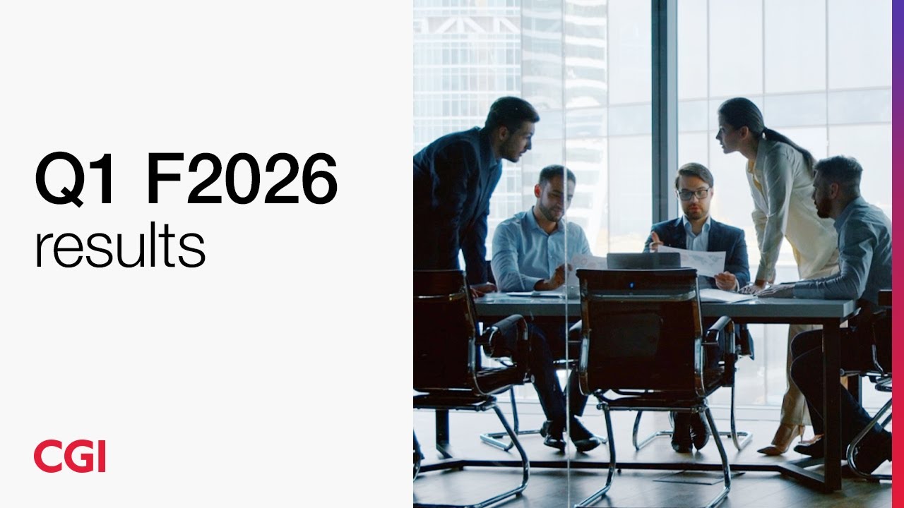 CGI reports results for the first quarter of fiscal 2026
