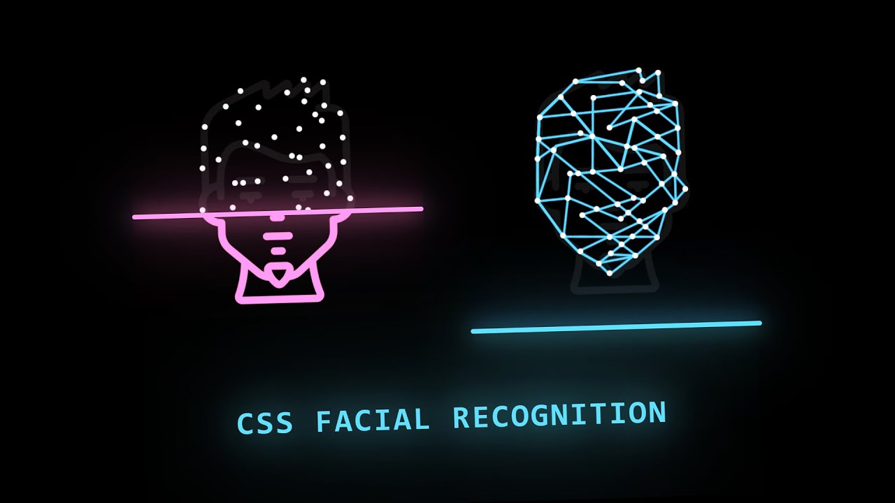 CSS Facial Recognition Animation Effects | Html CSS Biometrics Recognition