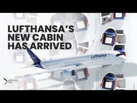 Lufthansa Welcomes New A350 - The 1st To Fly With Allegris Cabin