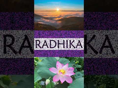 ☀️ RADHIKA - HINDU girl names | RADHIKA Name WhatsApp Status | #Shorts ☀️