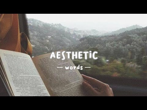 Aesthetic Words with Meanings 🍂🍄
