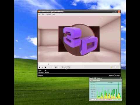 3D settings for Stereoscopic player