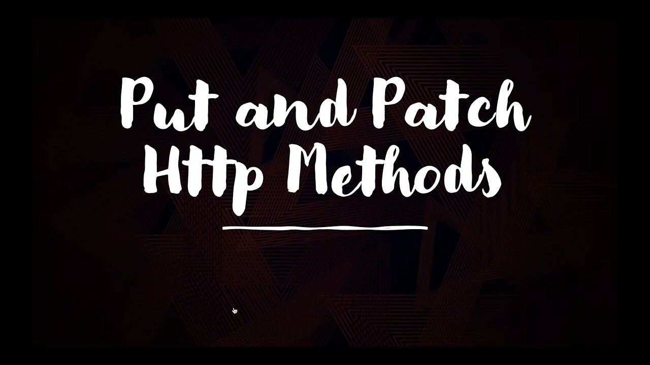 Difference between HTTP PUT and PATCH methods