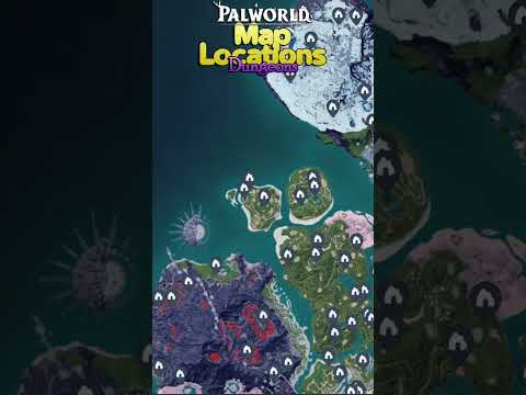 #palworld Map locations usefull to play! Palworld map is so full of things to know!