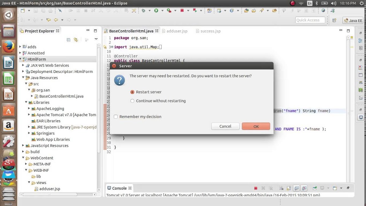 Spring MVC Tuorials -6 HTML Form Handling Using @Request Param annotation