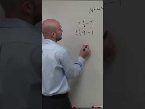 Square root of negative 1 is I