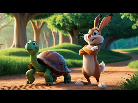 Rabbit and Tortoise Race Hindi Stories | खरगोश और कछुआ | Hindi Kids Kahaniya | Stories for Kids