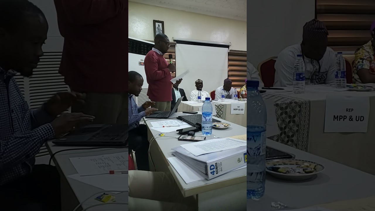 Project's EIA Brief read by Mr. Fafunwa Toluwani