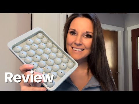 Round Ice Cube Tray with Lid & Bin Ice Ball Maker Mold for Honest Product Review
