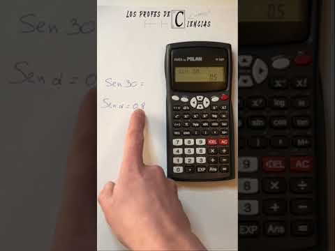 ¿TRIGONOMETRÍA en la calculadora? Yo te enseño. #shorts