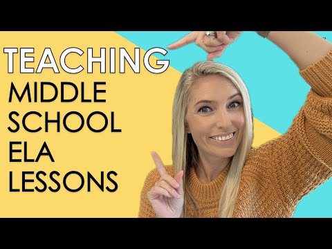 Teaching a Lesson in ELA