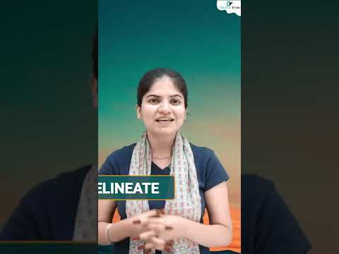 The Hindu Vocabulary - Delineate (डिलिनीएट) || Meaning, Synonyms & Usage in Hindi #shorts