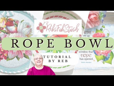 New Rope Bowl Tutorial By Reb - (Upgraded from Macrame) | RebsFabStash