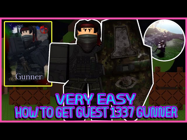 Roblox - Update - How to get The Predator Badges And Guest 1337 Gunner ...