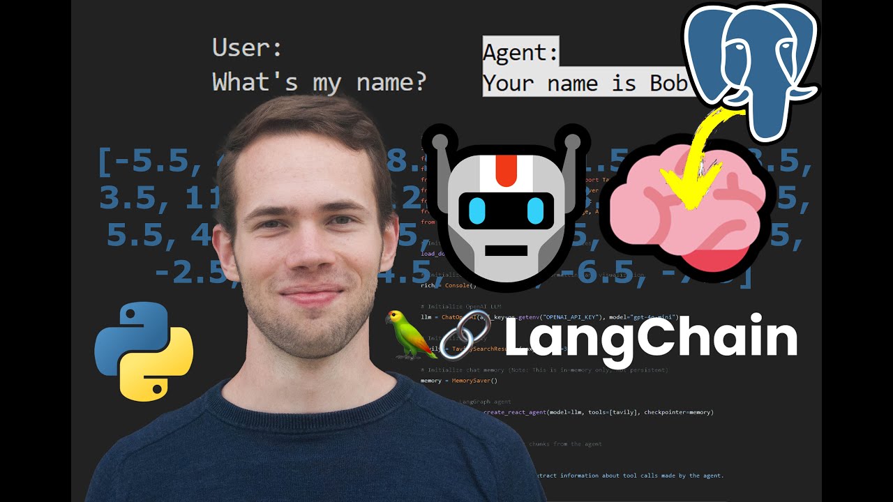 How to add long-term memory using PostgreSQL + pgvector to LangGraph agent🤖: Python — LangGraph #4