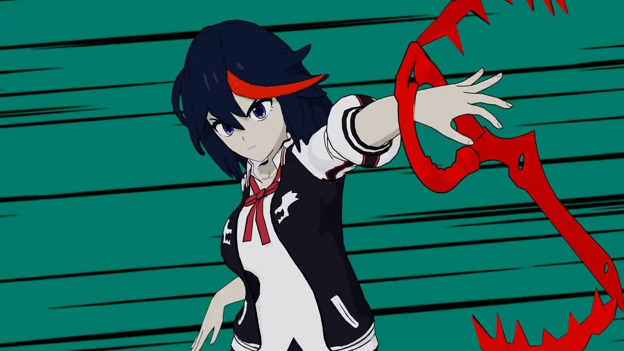 Ryuko Sword Spin Animation