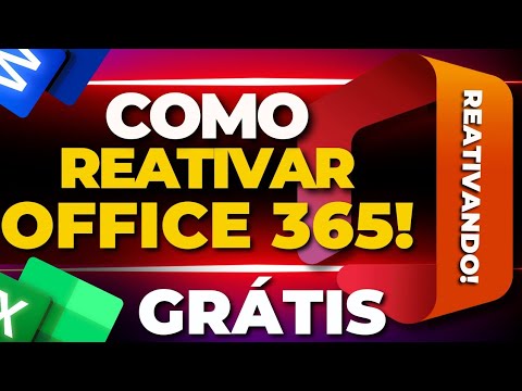 COMO REATIVAR O OFFICE 365 GRATUITO! | (SOLUÇÃO DE ATIVAÇÃO) - Faça um Reativador do Office 365!