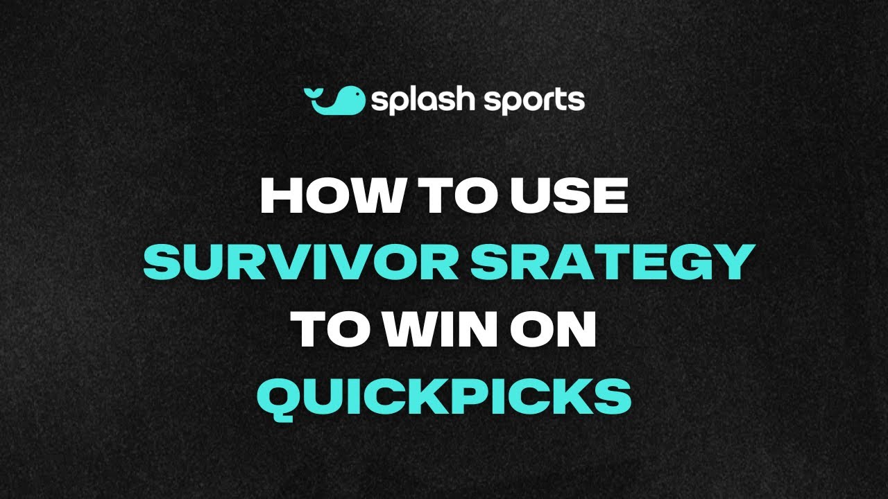 How to use Survivor strategy on QuickPicks | NFL | Splash Sports