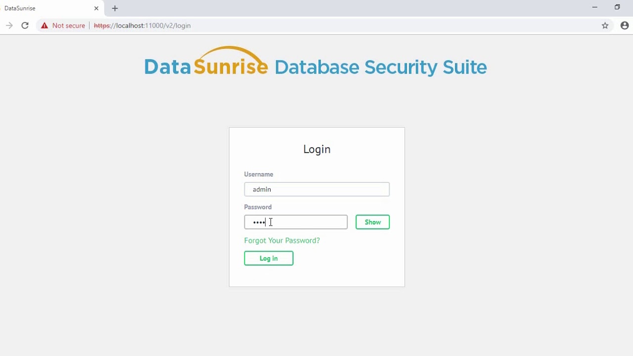 Installing DataSunrise on Windows
