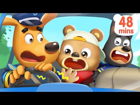 Don't Play in Driver's Seat | Car Safety | Detective🚔| Kids Cartoon | Sheriff Labrador | BabyBus