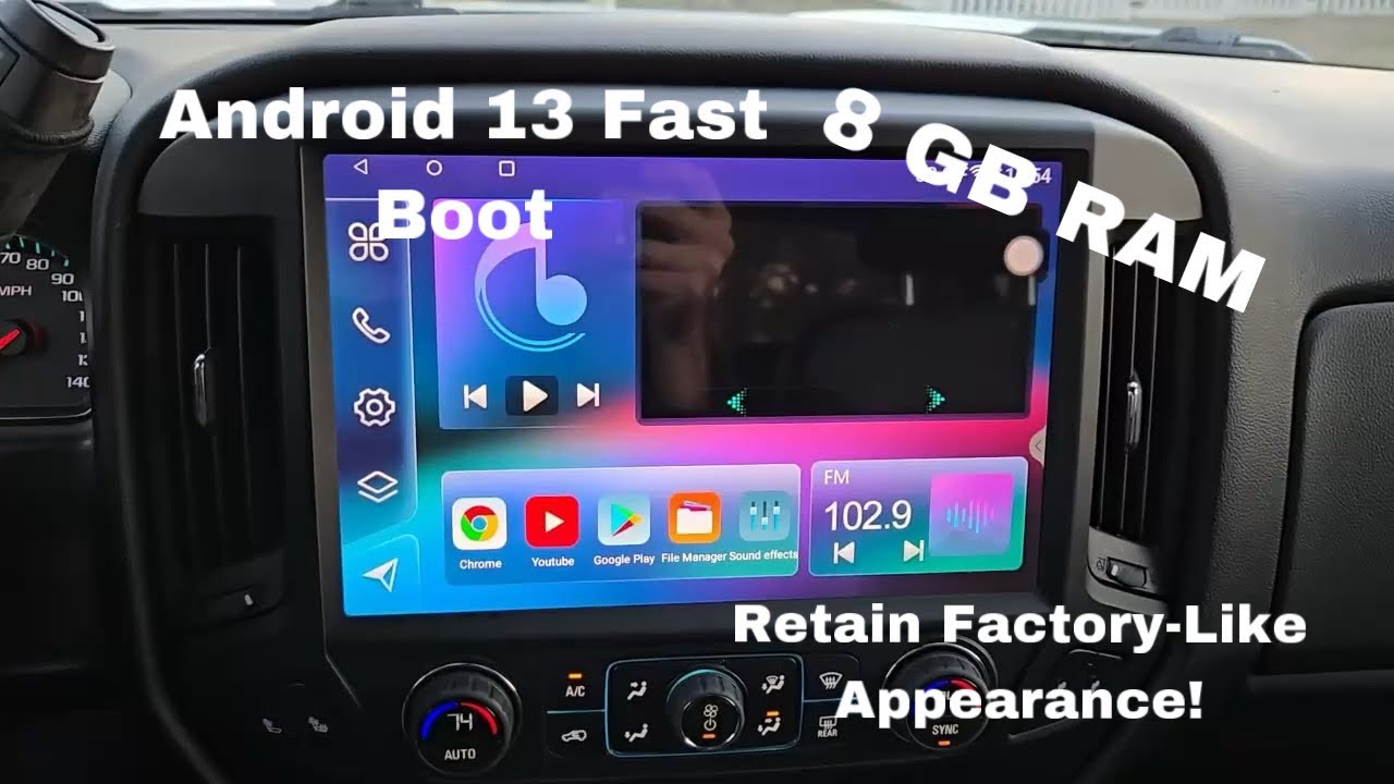 Cidava Android 13 Stereo Review for 2014-2018 Silverados/Sierras (Installation, Features, Unboxing)