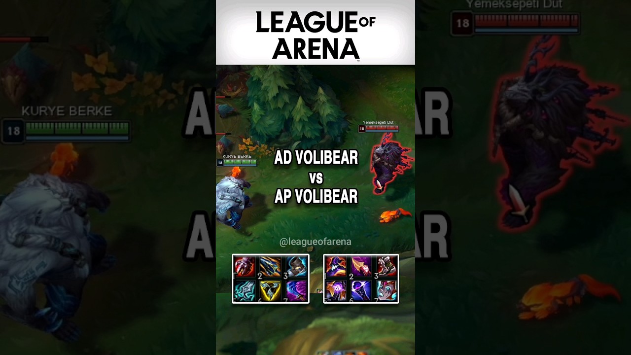 AD VOLIBEAR vs AP VOLIBEAR | WHICH BUILD IS BETTER? #leagueoflegends #volibear