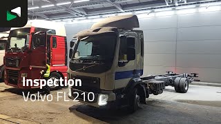 Volvo FL 210 4X2 Low mileage 12tons chassis Euro 6 chassis truck for ...