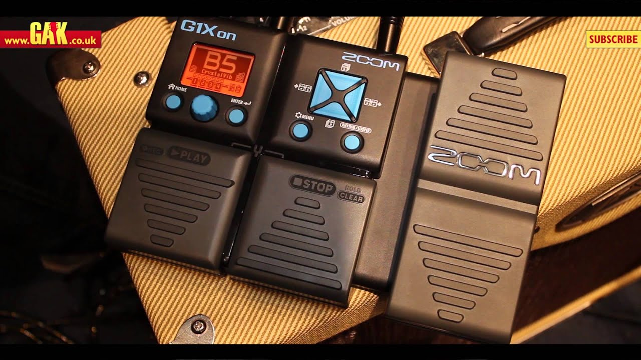 Zoom G1Xon гитарный процессор купить в Москве в интернет-магазине Kombik