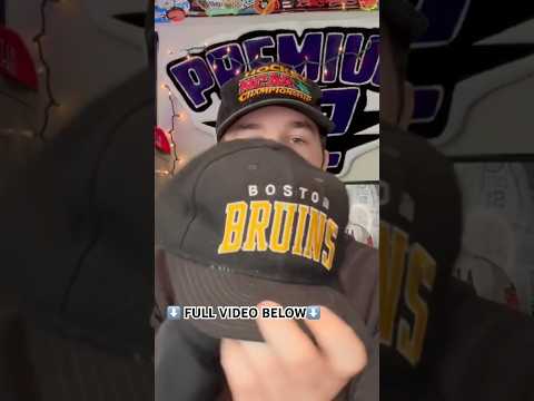 Rare Boston Bruins Starter Snapback hat cap. One of my most worn hats #boston #hats #bostonbruins