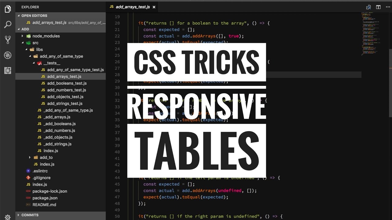 Css tricks - responsive tables