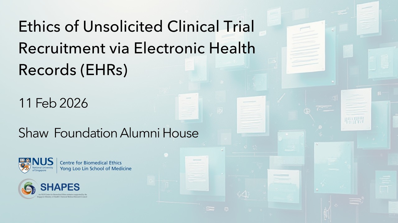 Workshop on Ethics of Unsolicited Clinical Trial Recruitment via Electronic Health Records (EHRs)