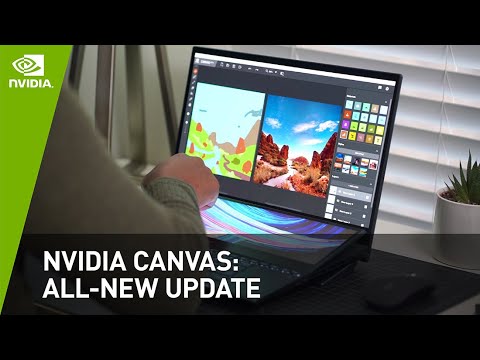 NVIDIA Canvas update powered by the GauGAN2 AI model – pIXELsHAM