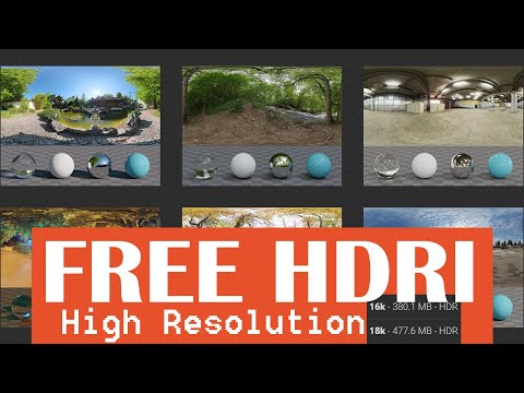 Best Website For Free High Resolution HDRI | How To Download Free High Dynamic Range Imaging