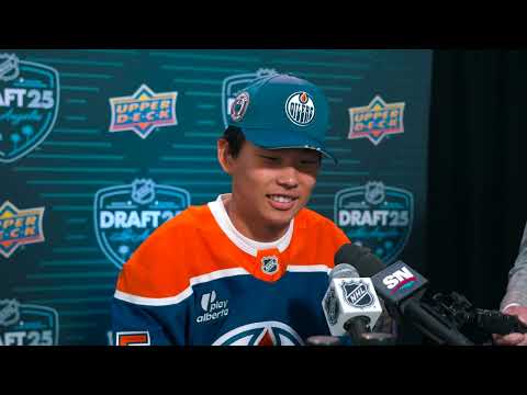 Edmonton Oilers Select Aidan Park Second To Last At The 2025 NHL Draft And He Was In The Building