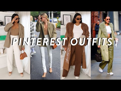 RECREATING PINTEREST OUTFITS | Bella Hadid, Hailey Bieber, Kendall Jenner Street Style | NOORIE ANA