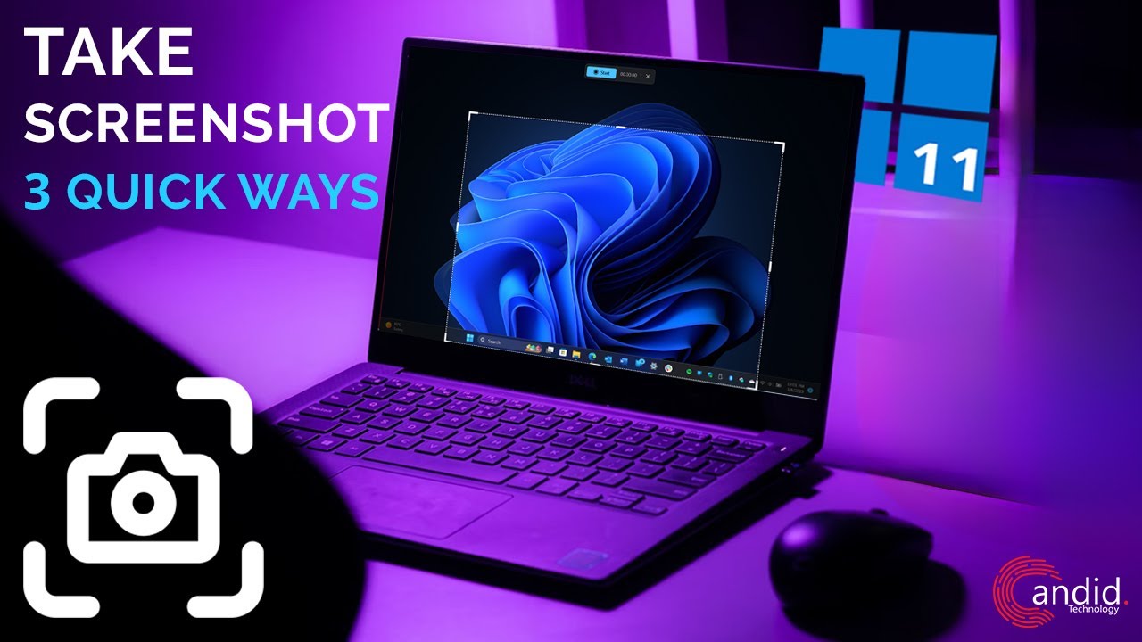 3 quick ways to Take Screenshots in Windows 11 | Candid.Technology