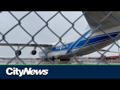 No sign Russian cargo plane at Toronto Pearson airport for nearly 2 years is moving soon