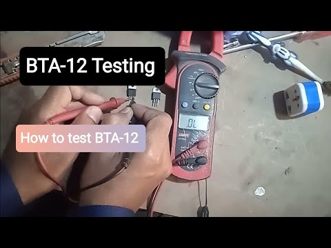 bta-12 testing | bta-12 | bta-12 triac | triac bta-12 | how to test bta-12 with multimeter