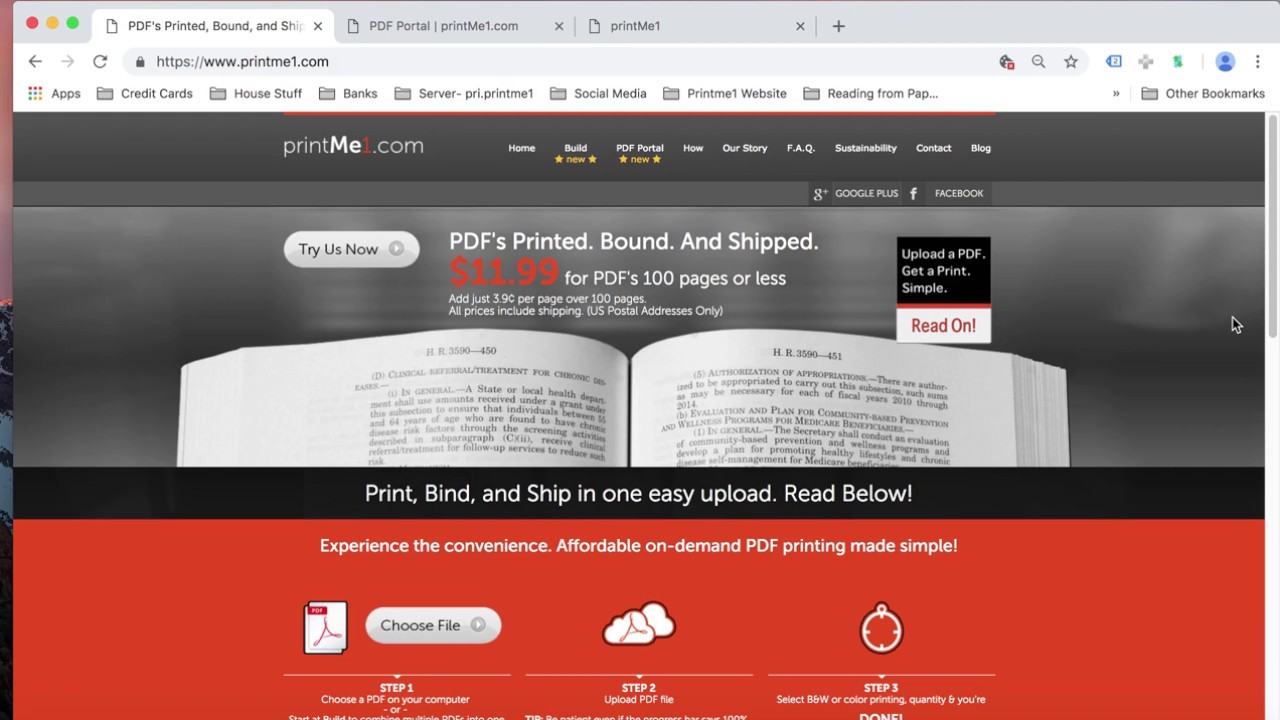 printMe1.com's PDF Portal Explained