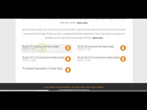 How to Download Your Family Finder Raw Data