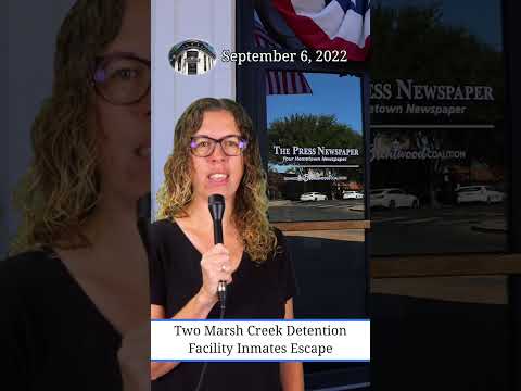 Two Marsh Creek Detention Facility Inmates Escape | #dailynews #update #updates #journalism
