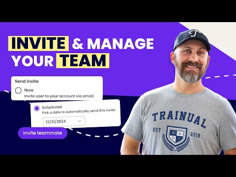 How to Invite People and Manage Your Team in Trainual
