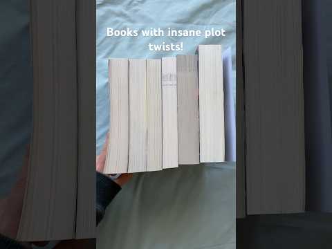 Books with insane plot twists! #booktok #booktube #books #reading #fyp #bookrecs #plottwist #bookish