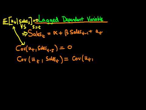 Lagged dependent variable model - strict exogeneity